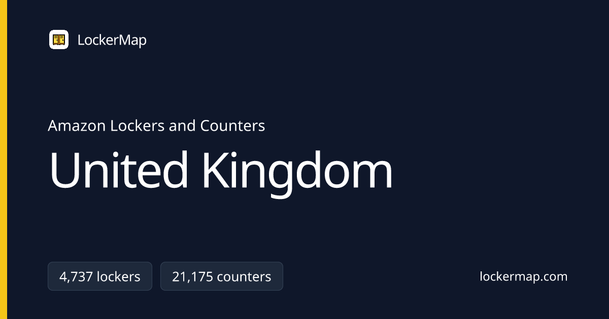 Amazon Lockers and Counters in the United Kingdom | LockerMap
