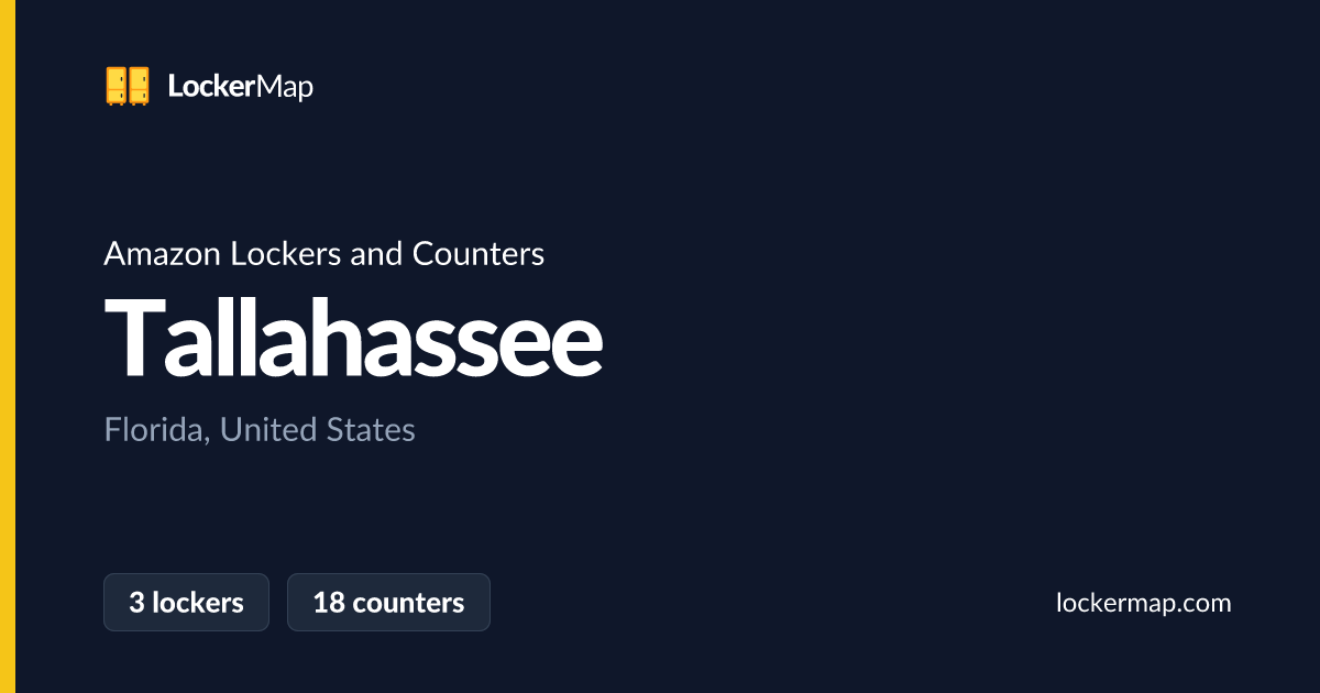 Amazon Lockers and Counters in Tallahassee, Florida | LockerMap