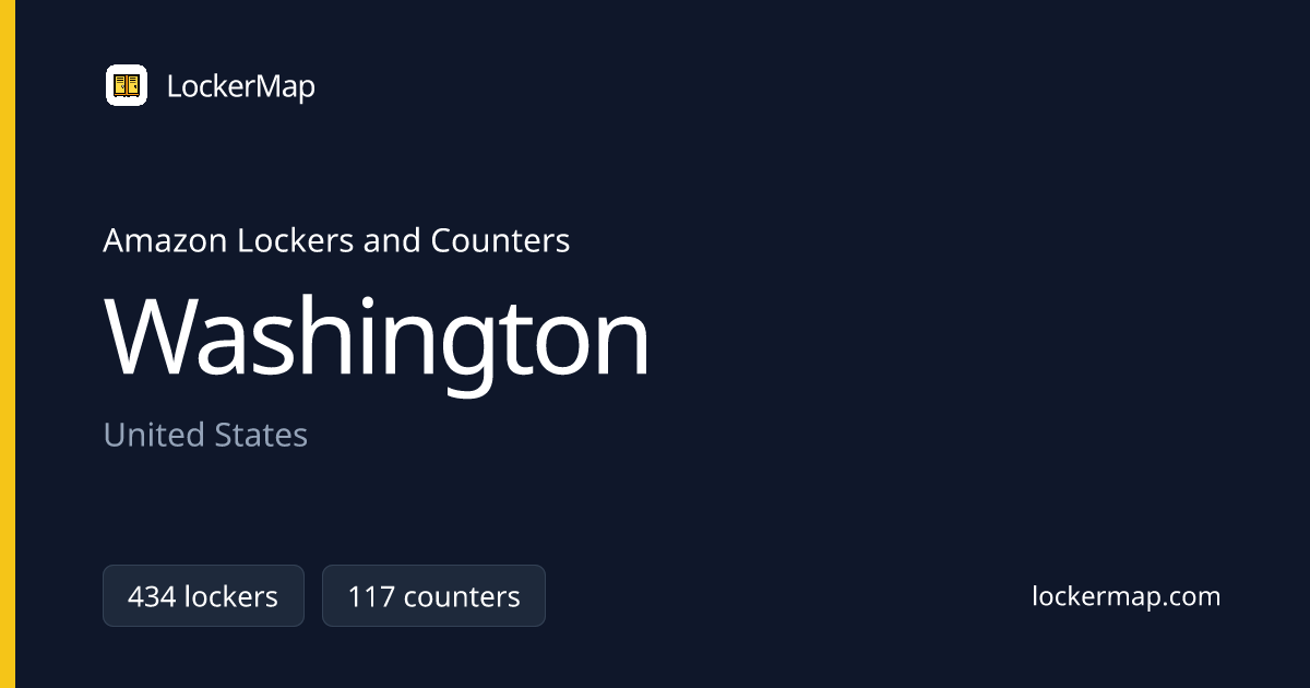 Amazon Lockers and Counters in Washington | LockerMap